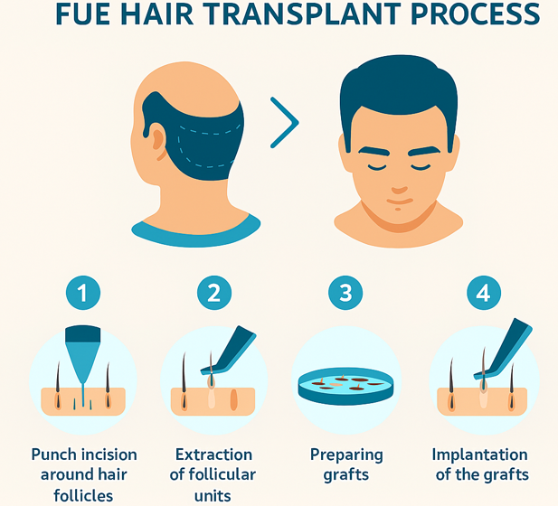 FUE Hair Transplant in London, UK - FKS Clinic